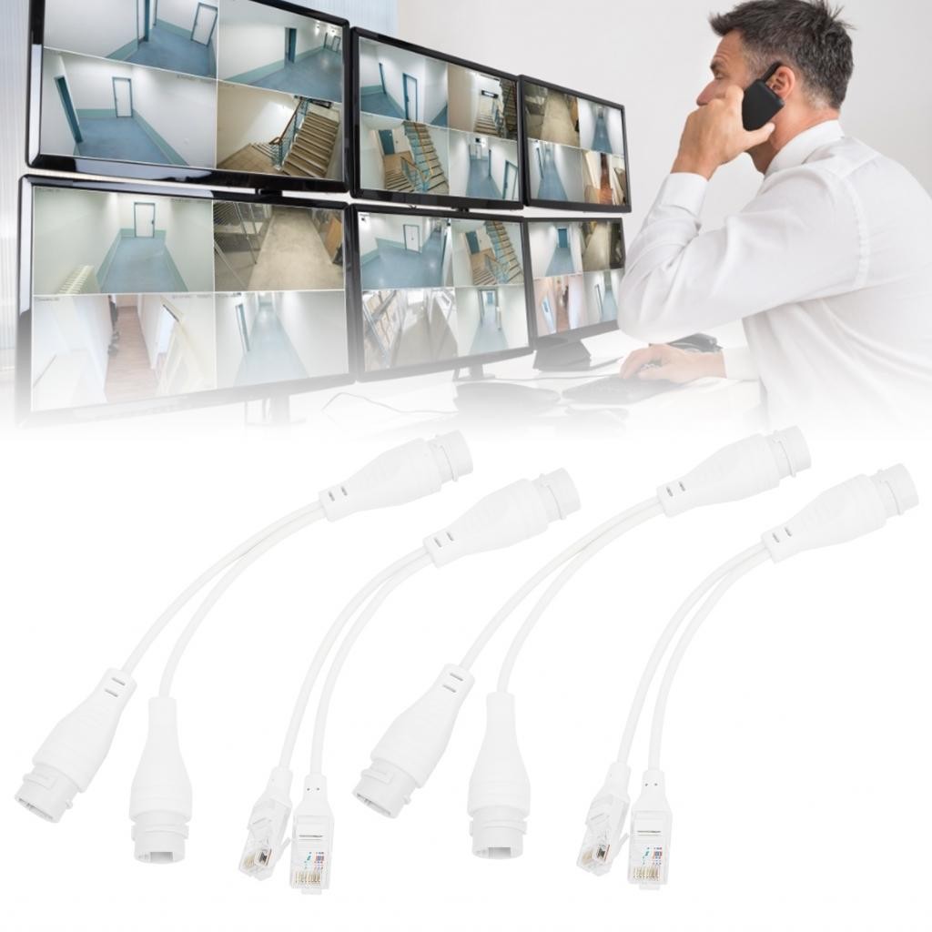 Superparis Professional POE Adapter Cable Splitter for APs IP Cameras ...