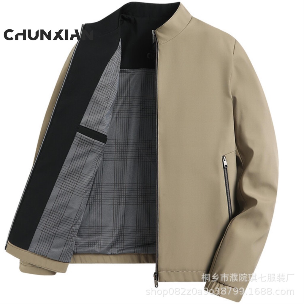 Cozy Up Men's Lightweight Jackets Casual corporate jacket for men Zip ...