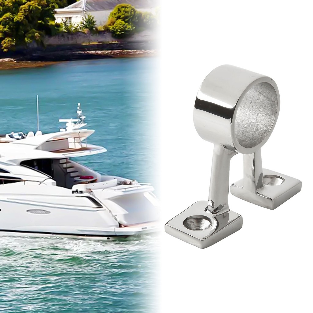 316 stainless steel 25 mm 1 inch 90 degree boat frame rail mount Marine ...