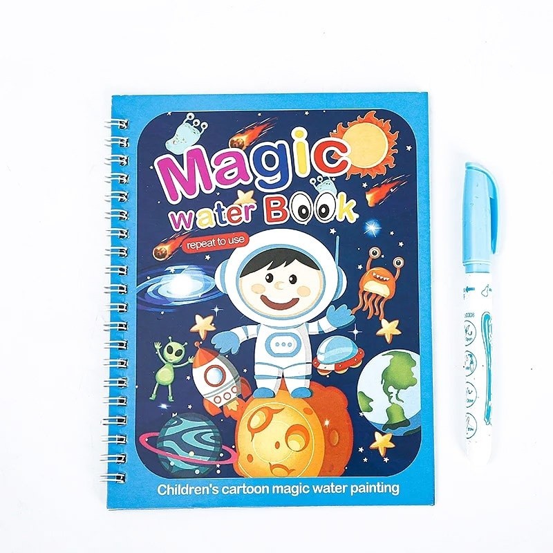 Magic Water Coloring Book Educational Toys for Kids (Random) | Shopee ...