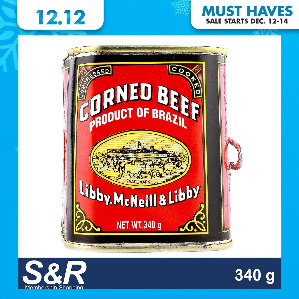 BlueChipsStocks Libby, McNeill & Libby Cooked Corned Beef 340g | Shopee ...