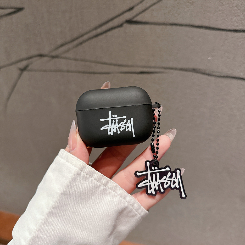 Creative S tussy AirPods 4 Case Matte black TPU Earphone Protective ...