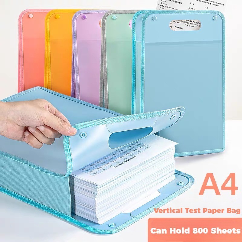 A4 File Bag Document Bag File Folder Organizer Envelope With Handbag ...