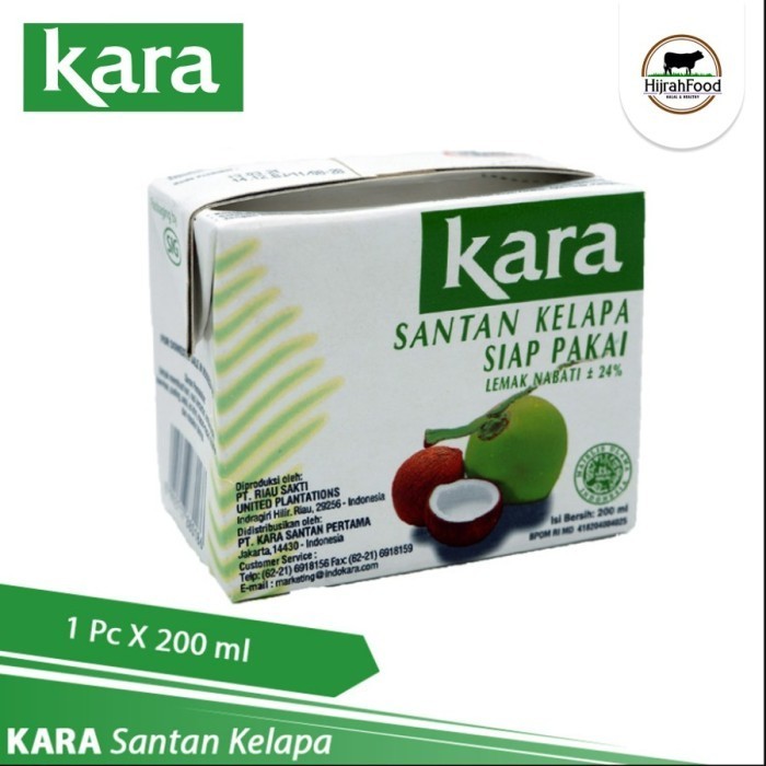 Kara Coconut Milk Liquid (Coconut Cream) - 200ml | Shopee Philippines