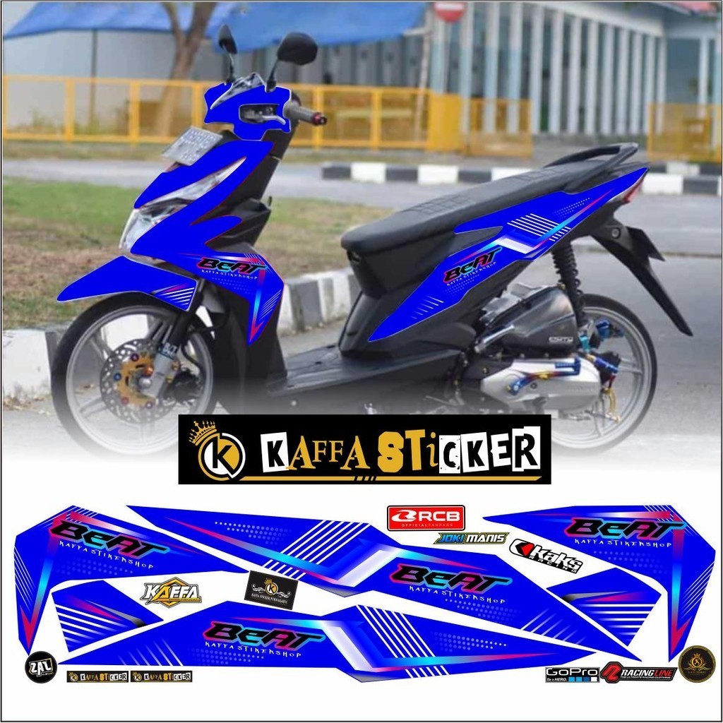 Variation Of Pole Striping BEAT New Fi Sporty Sticker/Striping ...