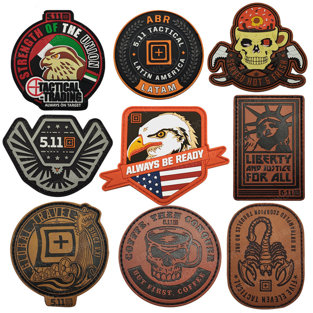 3D PVC Rubber Eagle Tactical Trading Arm Patch Always Be Ready On ...