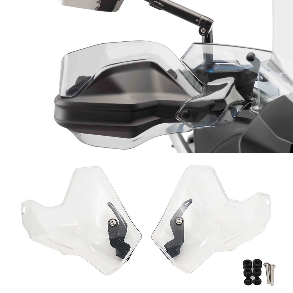 NEW Steering Wheel Handlebar Deflectors Wind Shield Screen Motorcycle ...