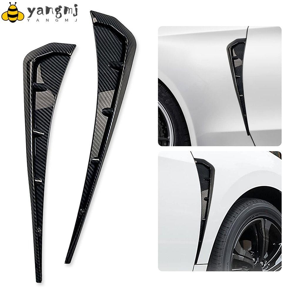 YANGMJ 2 PCS Car Fender Side Vents Grille Spoiler Intake Hole ...