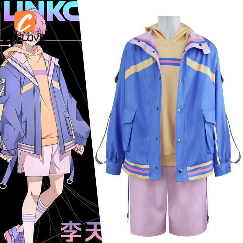 Anime LINK CLICK Li Tianxi Cosplay Full Set Costume Long Sleeves JK ...
