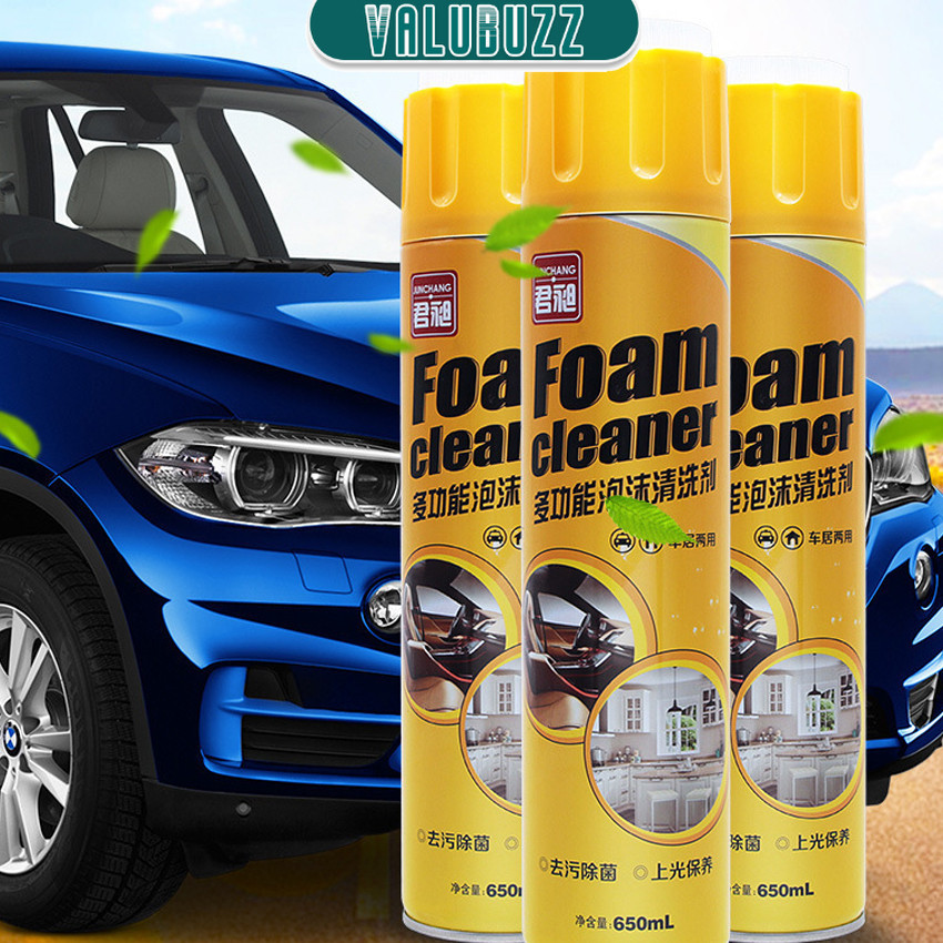 VLB 650ml MultiFunctional Foam Cleaner Spray Foam Cleaner for Car and House Spray | Shopee ...