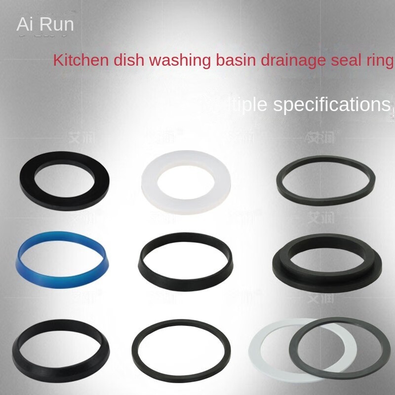Airun Kitchen Sink Downcomer Washer Rubber Seal Ring Washing Basin Pool ...