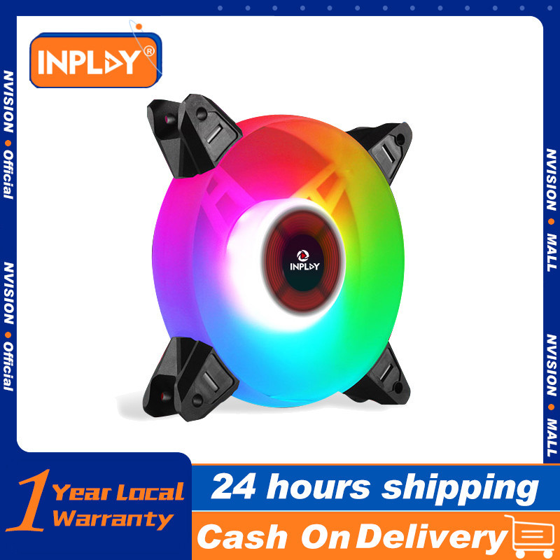 INPLAY 120MM RGB Cooling Fan Computer PC Case Fans Quiet High Airflow ...
