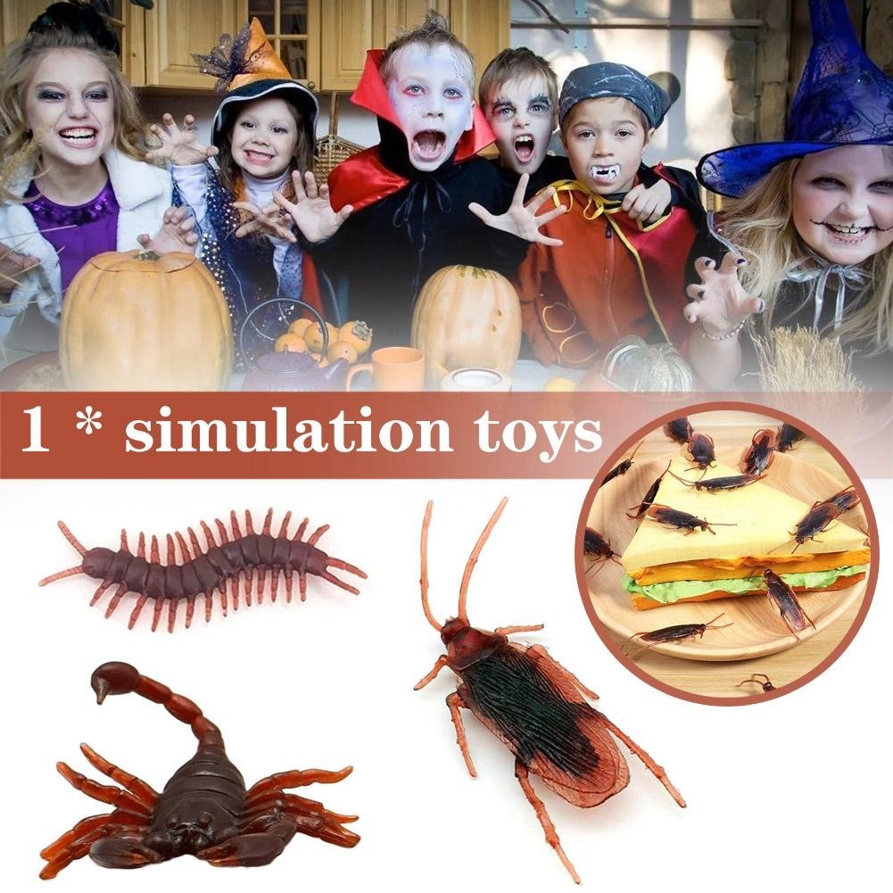 Simulation Cockroach Centipede Tricky Funny Scary Toy Props Prank Toys ...