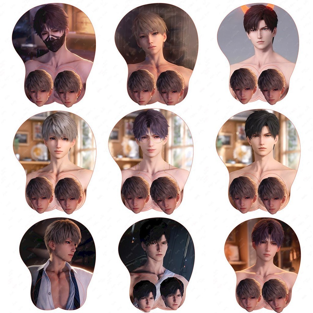 Game Love and Deepspace 3D Mouse Pad Zayne Xavier Mousepad | Shopee ...