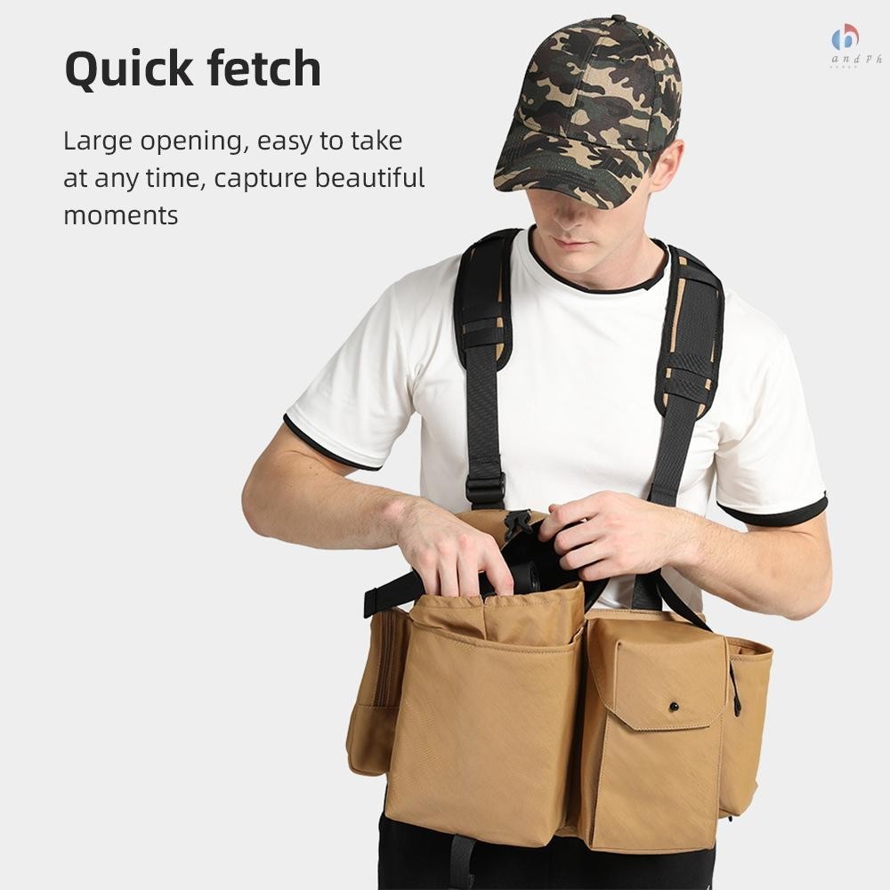 Andph Cwatcun D104 Camera Harness Chest Pack Camera Vest Camera Bag ...
