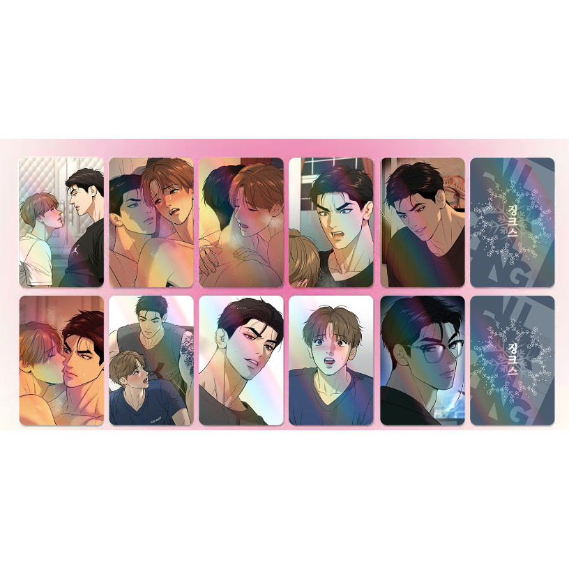 10-55pcs Jinx Mingwa Hologram Laser Lomo Cards Manga Manhwa comic Photo ...