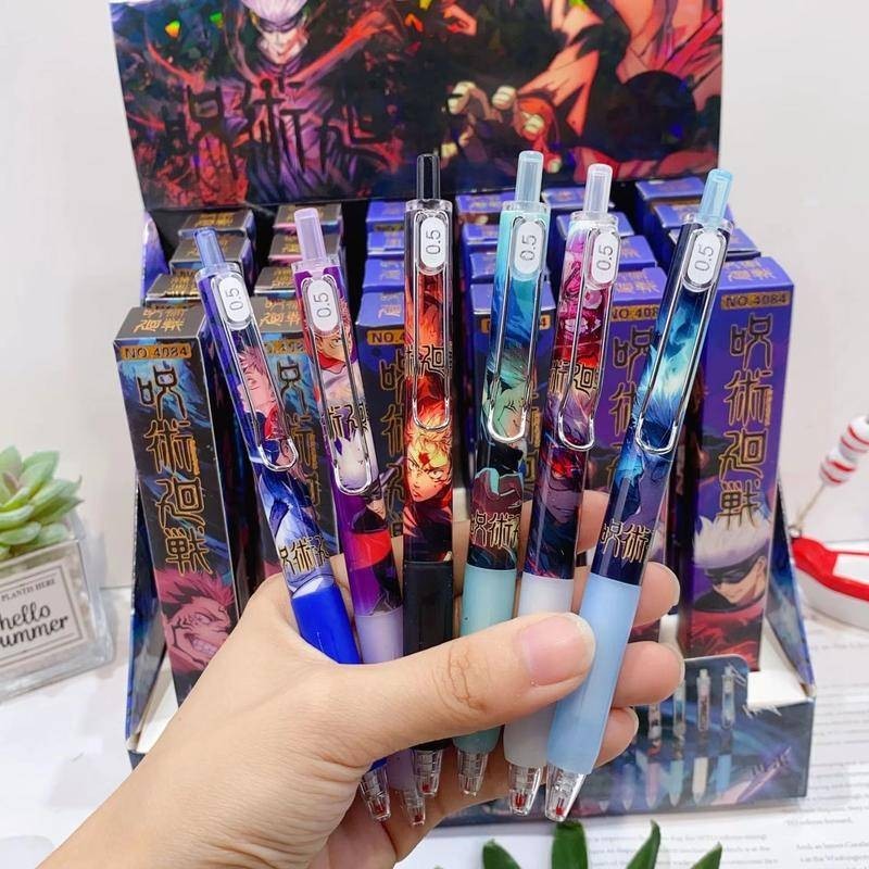 1Pieces Anime Jujutsu Kaisen Gel Pen Signature Pen 0.5MM Black ...