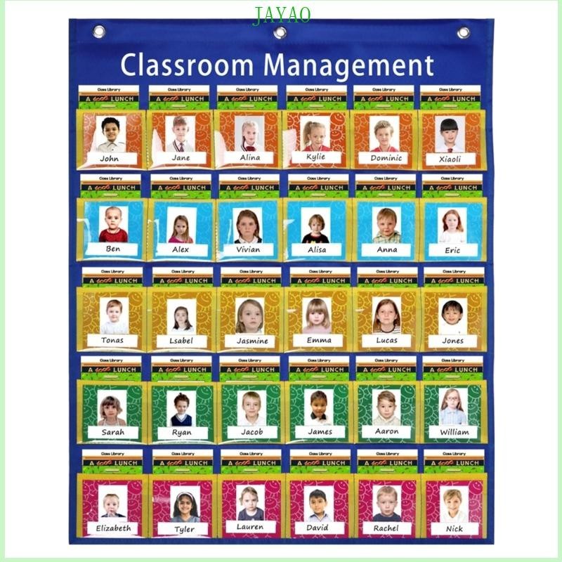 JAYAO Preschool Organization Chart Classroom Management Pocket Chart ...