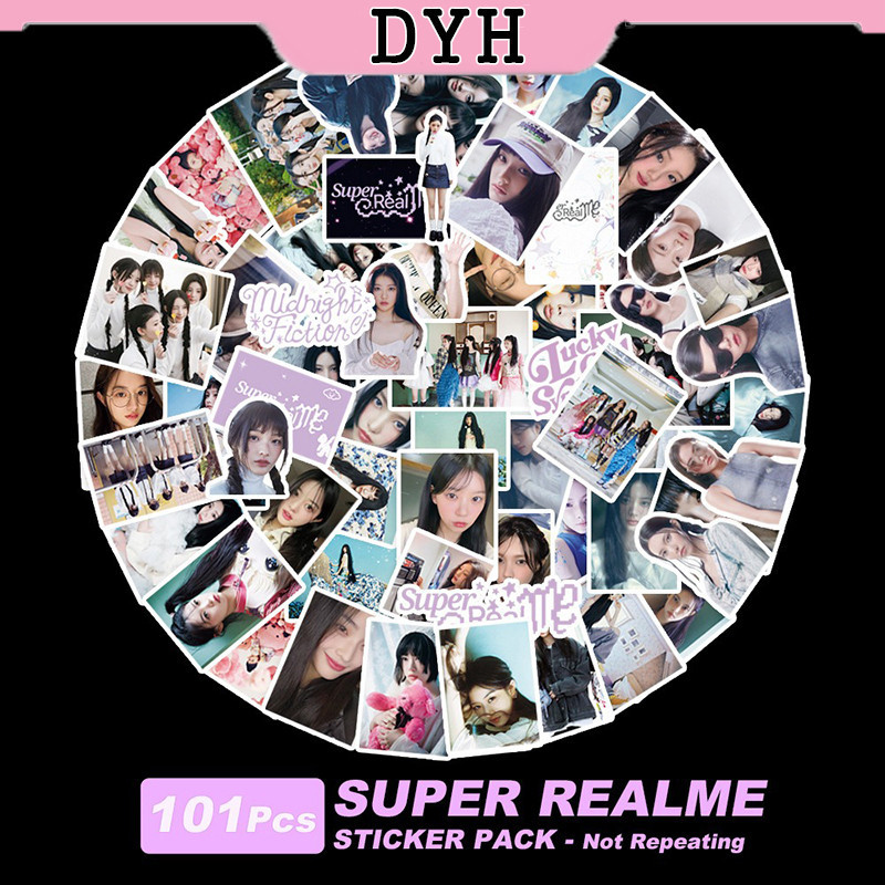 101pcs/set ILLIT Sticker KPOP SUPER REALME Photo Sticker DIY Diary ...