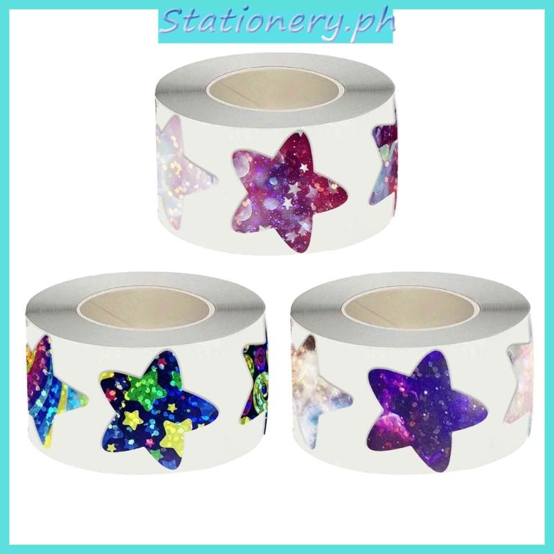 Stat 500Pcs Roll Colorful Star Stickers for Kids Students Reward ...