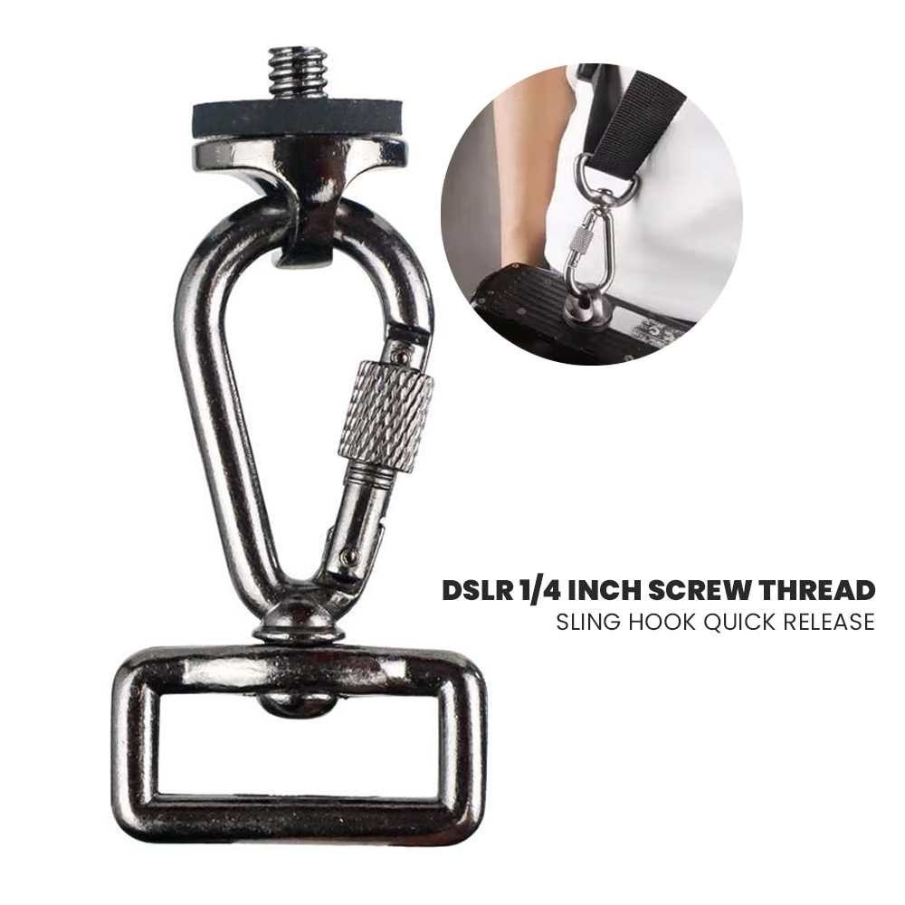 DSLR 1/4 Inch Screw Thread Adapter Sling Hook Quick Release - RV77 ...
