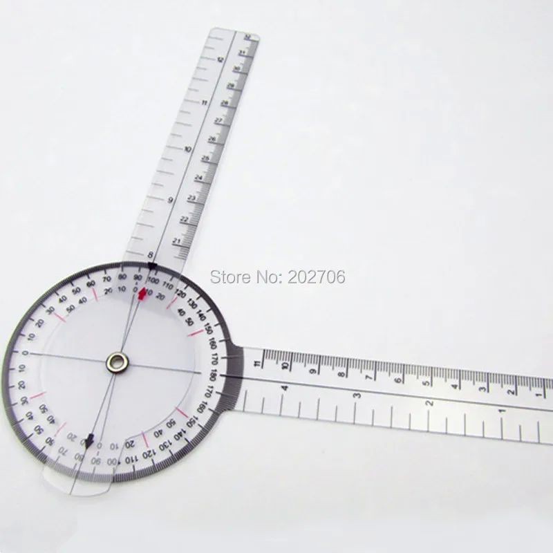20pcs/lot Protractor Goniometer Pocket Axis Motion Range Tester Angle ...