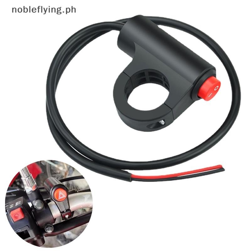 nobleflying Motorcycle Switch Hazard Light Switch Button Electric ...