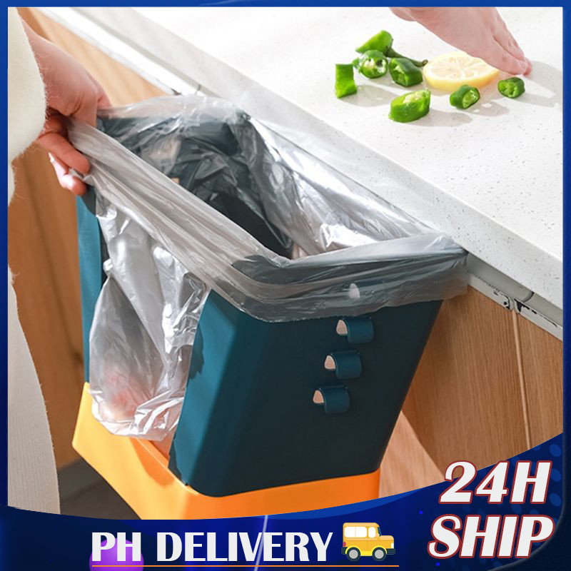 Portable Trash Bag Support Narrow Trash Can Garbage Bag Holder ...