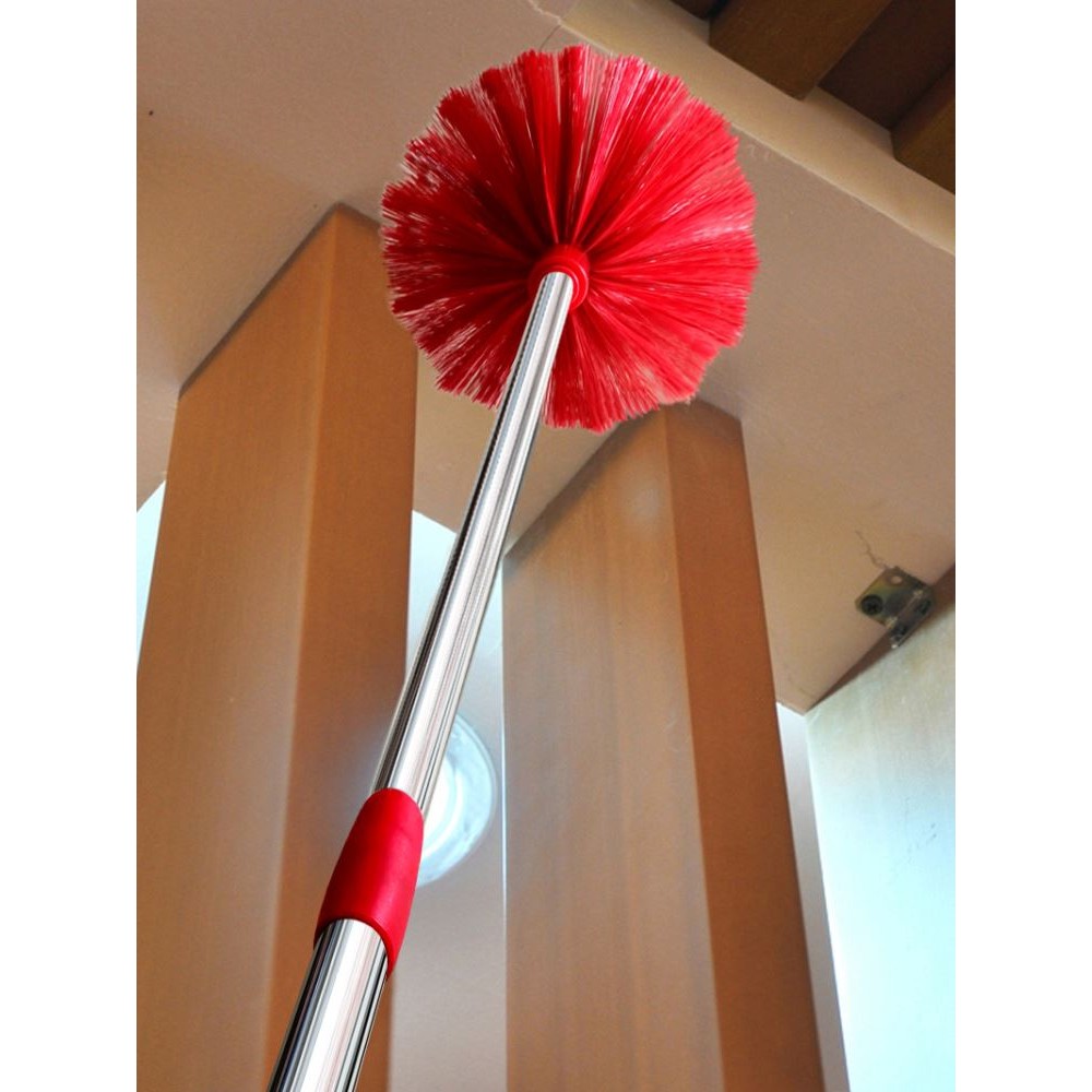 Long Broom Spider Web Sweeping Artifact Extendable Feather Duster with ...