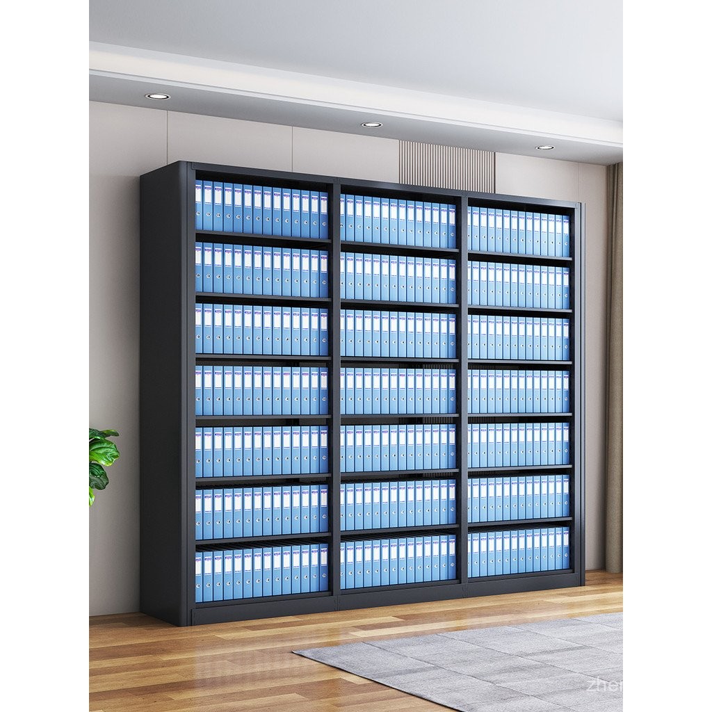File Cabinet Office Shelf Document Rack Floor Storage Cabinet Financial ...