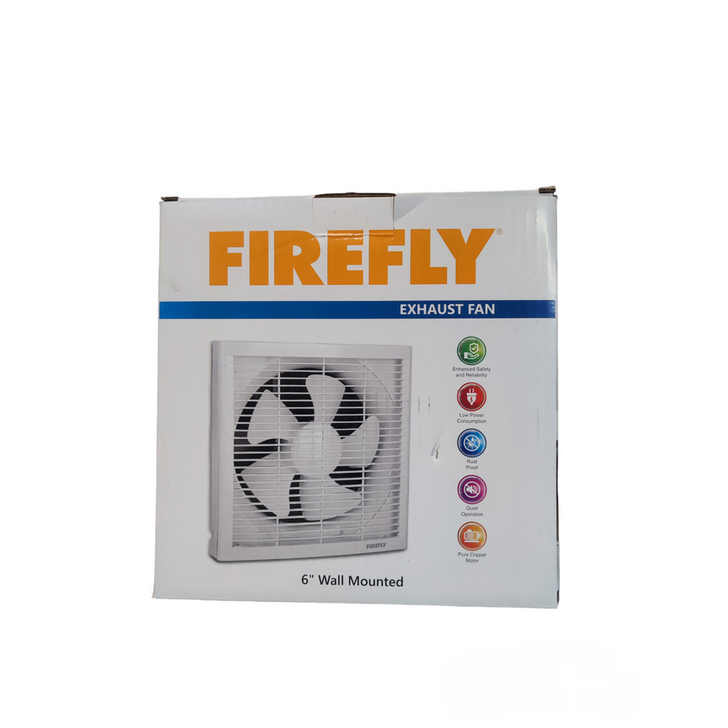 Firefly 6" Wall Mounted Exhaust Fan with Back Cover 220V - FEFW20/06W ...