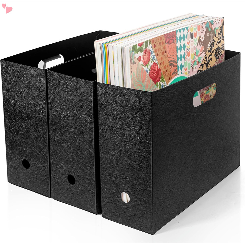Foldable Scrapbook Paper Storage Organizer, 12x12 Scrapbook Paper ...
