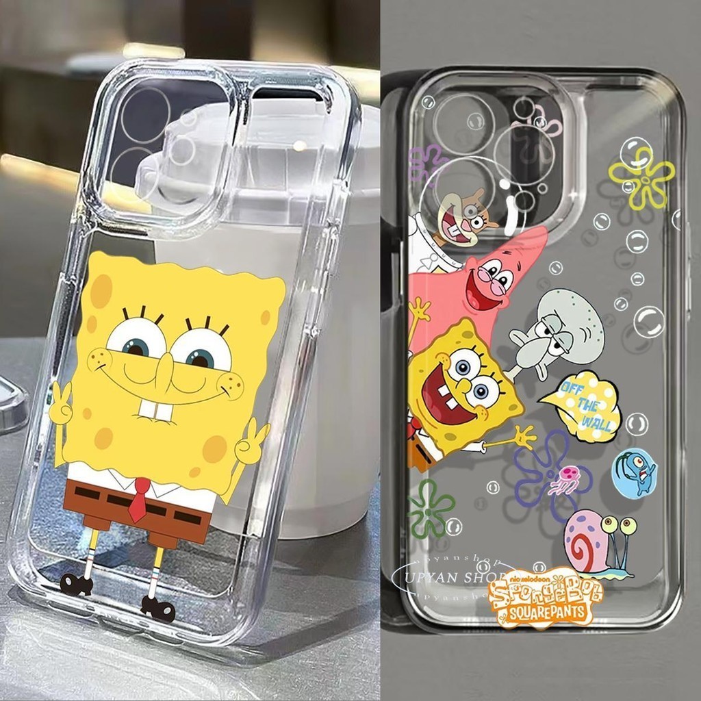SpongeBob Clear Casing For iPhone 11 12 13 14 15 Pro Max phone case 12 ...