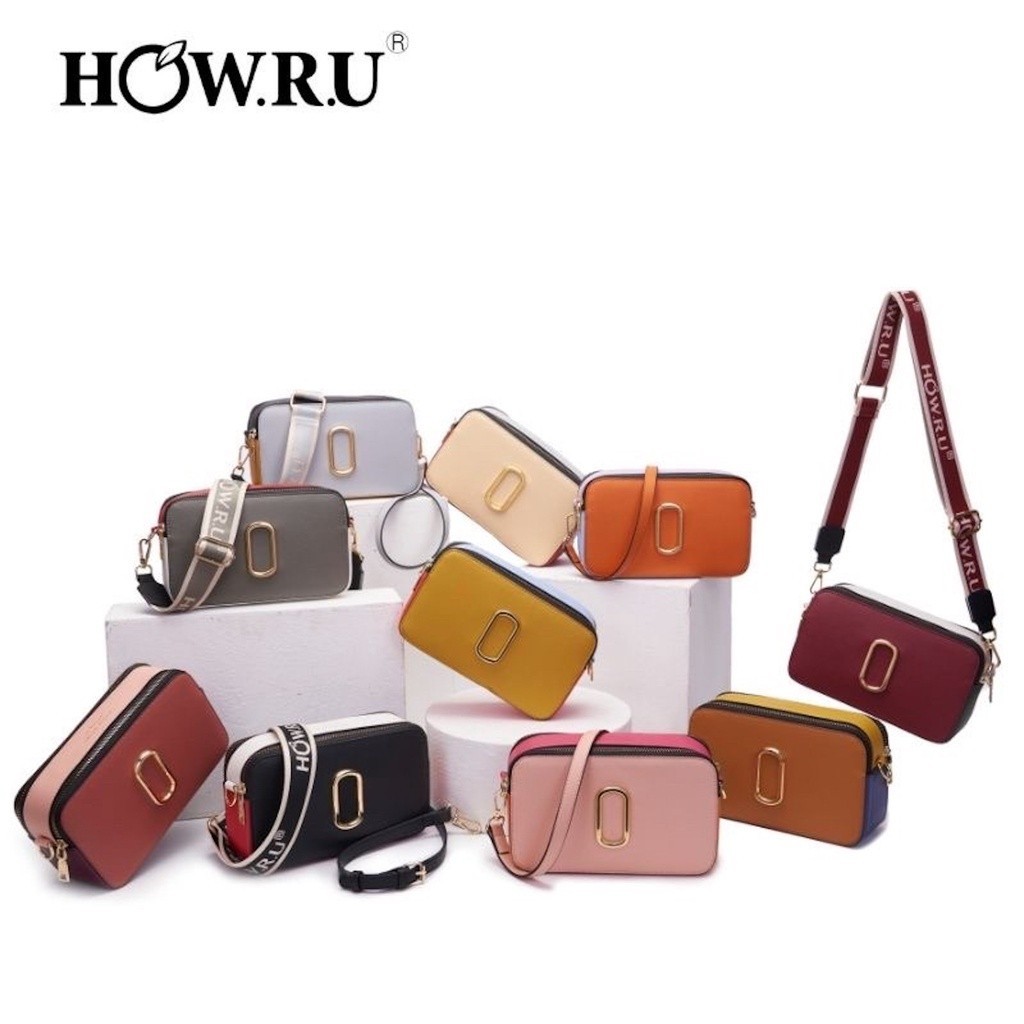 ORIGINAL HOWRU LEATHER CAMBAG TRI TONE | Shopee Philippines