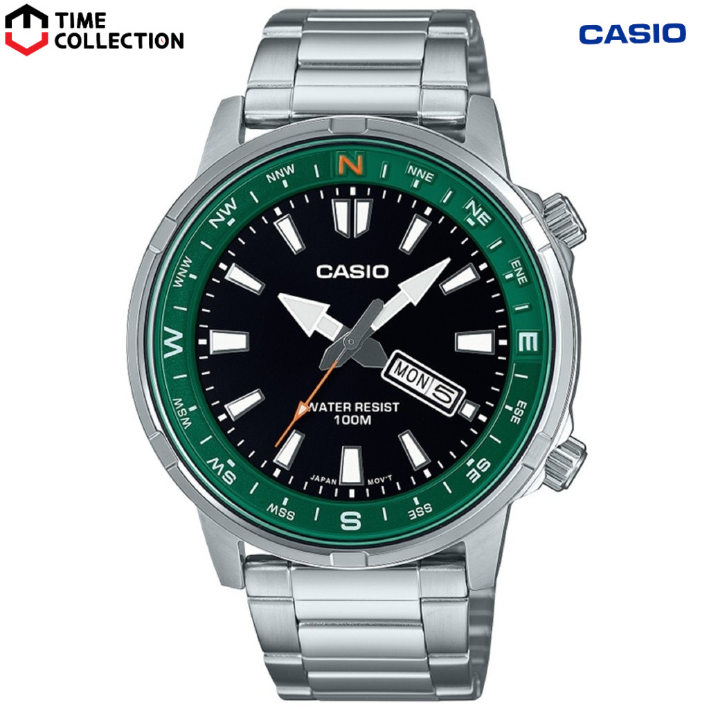 Casio MTD-130D-1A3 Analog Stainless Steel Strap Watch For Men | Shopee ...