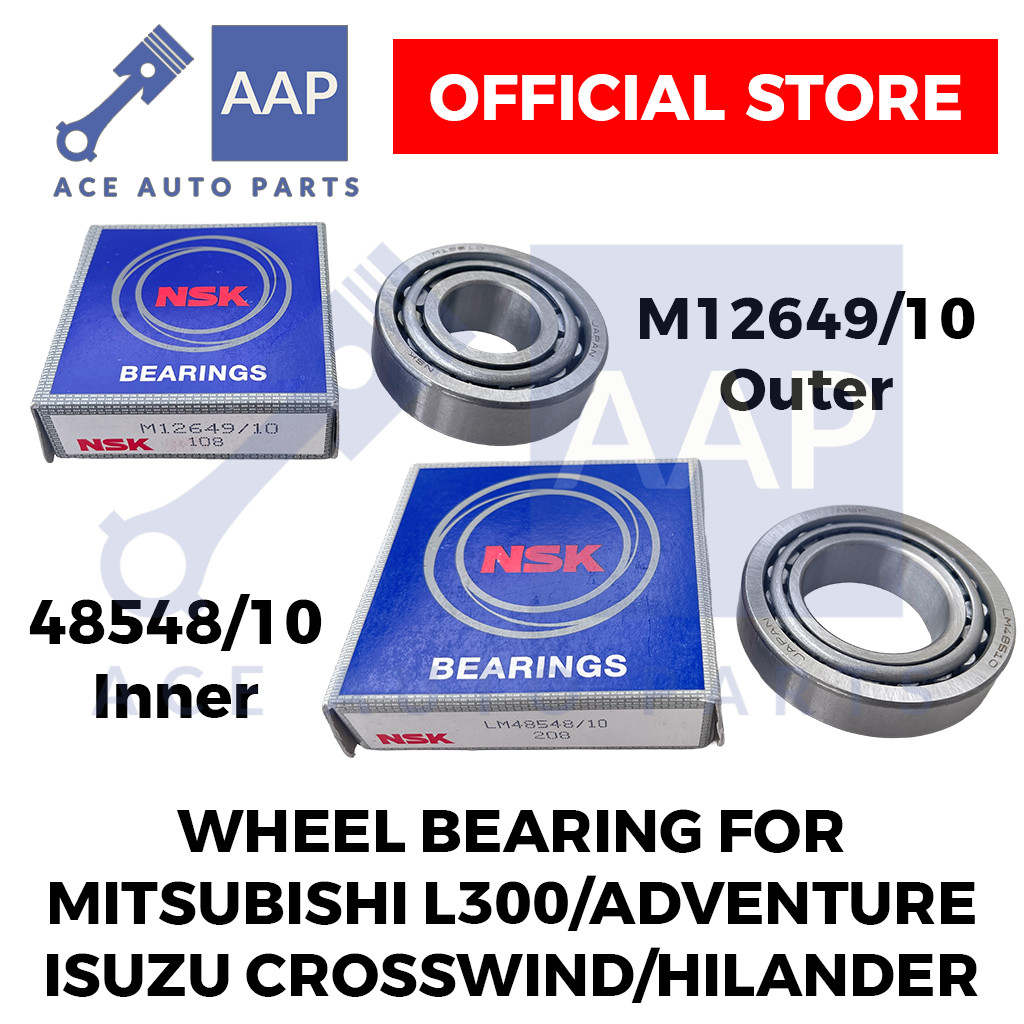 12649/10 & 48548/10 Wheel Bearing for Mitsubishi L300, Adventure ...