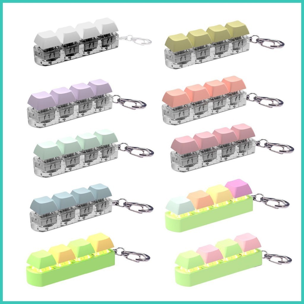 Keyboard Button Fidget Toy Fidget Relief Toys 4-Button Fidget Gadget ...