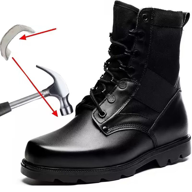 COD Boots for Men High Cut Steel Toe breathable safety shoes with rigid ...