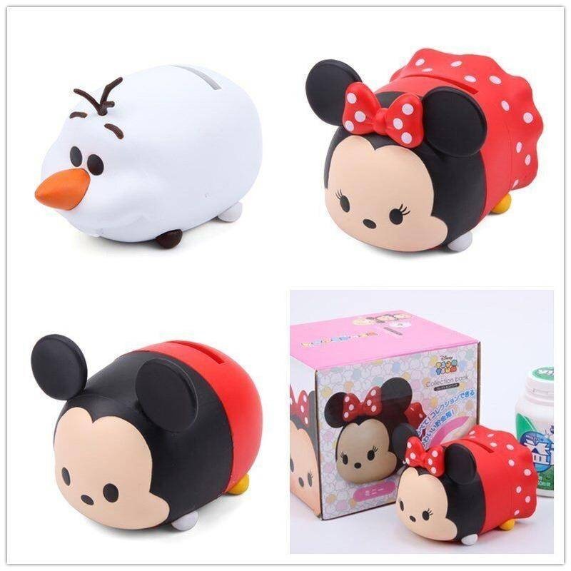 Disney Tsum Tsum Plastic Coin Bank Money Box DDT-01 MIickey Minnie DDT ...