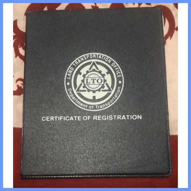 LTO Certificate of Registration Holder (Old CR size) | Shopee Philippines