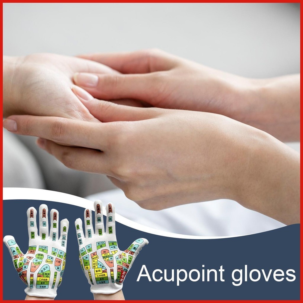 Reflexology Gloves Hand Reflexology Tools Acupoint Gloves for Relief ...