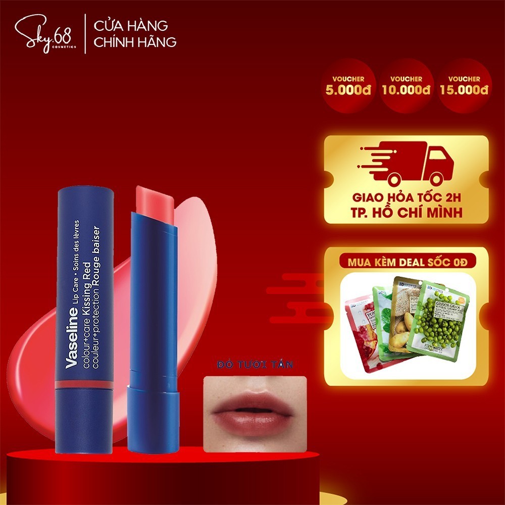 Vaseline Color +Care Kissing Red Lip Balm (Red) 3g | Shopee Philippines