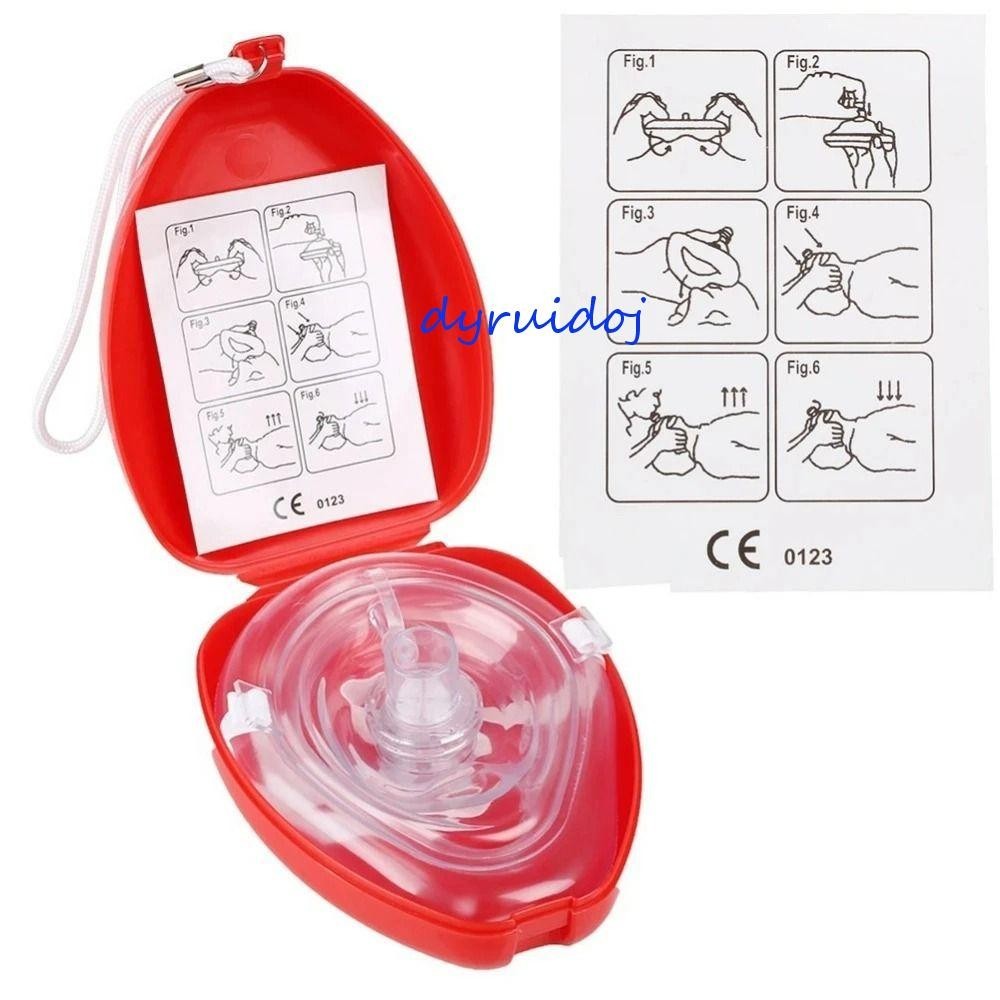 DYRUIDOJ CPR Breathing Mask, Reuseable One-way Valve Tools Artificial ...