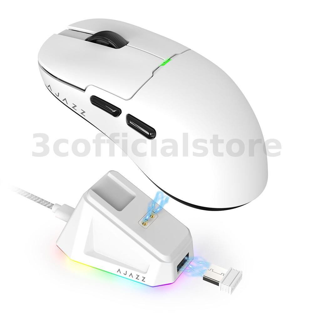 AJAZZ AJ159P E-sports Game Mouse Dual Mode Wireless PAW3395 Sensor 2.4G/Wired 56g Lightweight ...