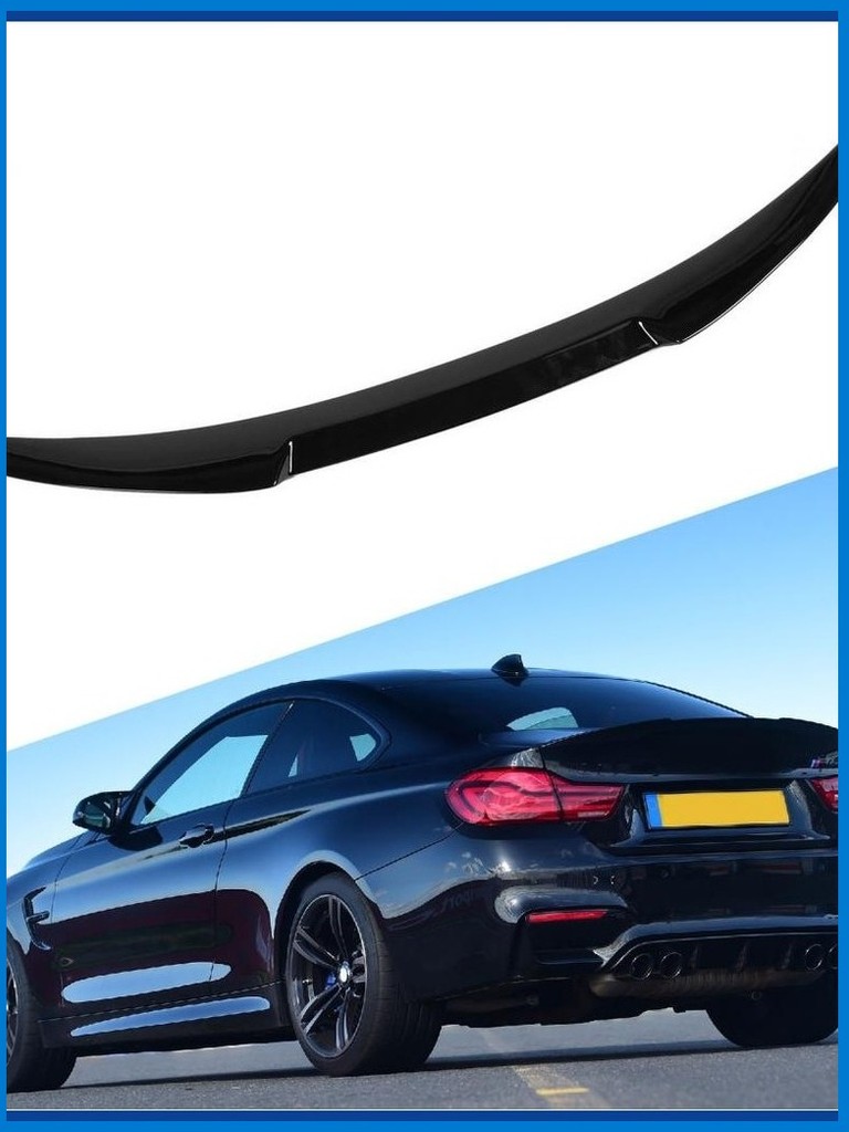 Flyingshop Rear Trunk Spoiler M4 Style Glossy Black Sporty Look Tail ...