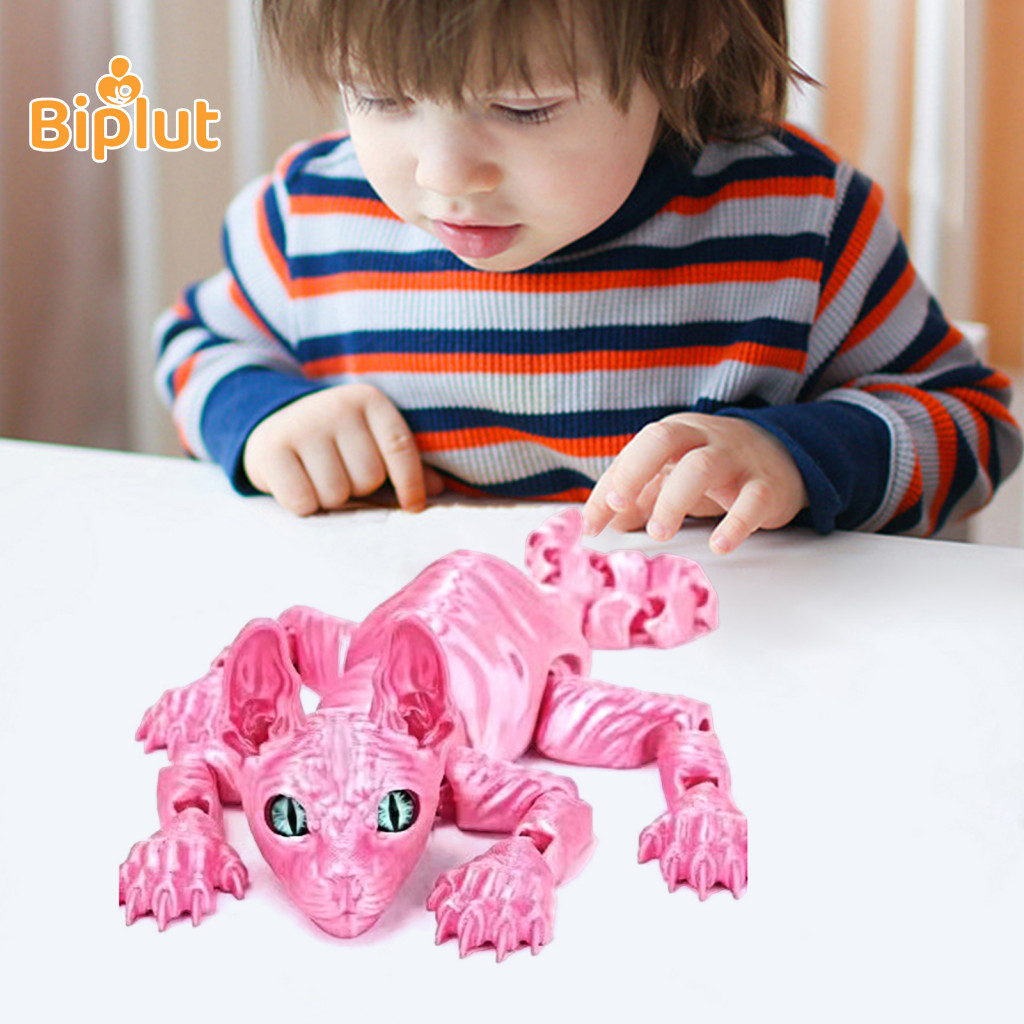 Realistic Cat Statue 3d Printing Cat Figurine Articulated Sphynx Cat ...