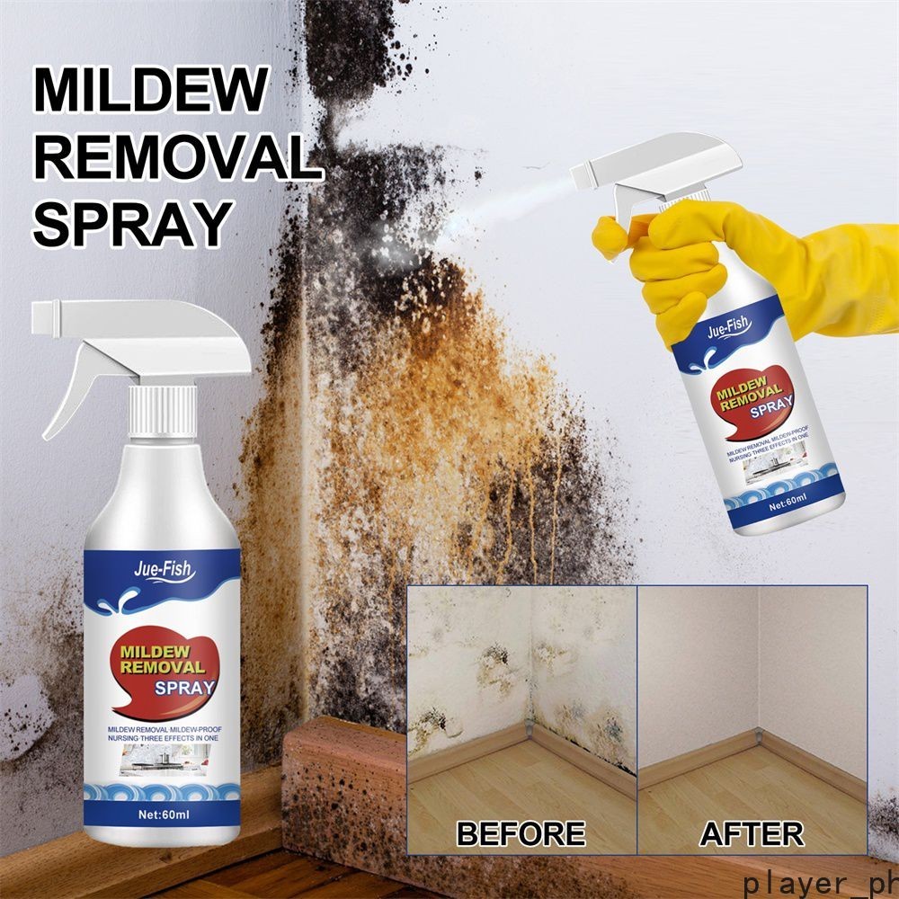 60ml Mold Remover Cleans Bathroom Tiles Walls Ceilings Molds And Stains ...