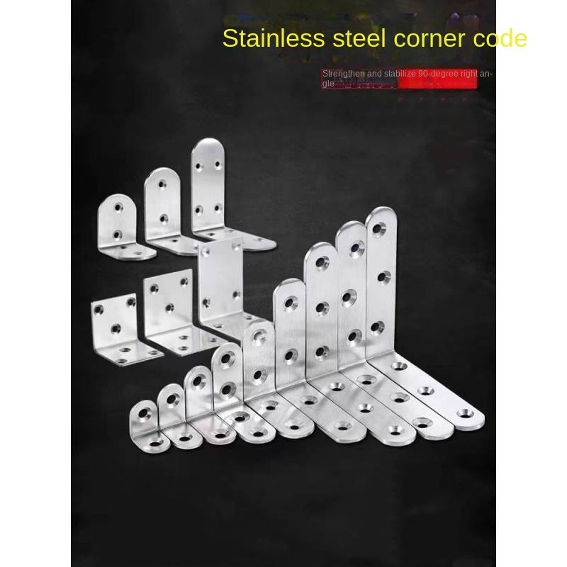 Stainless steel angle code 90 degree right angle retainer angle iron l ...