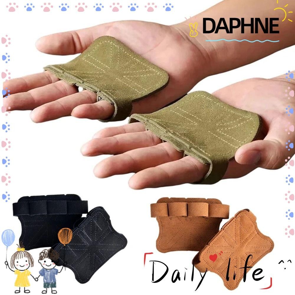 DAPHNE 1PC Palm Pad, 9 Colors Anti-Slip Weight Lifting Gloves, Cowhide ...