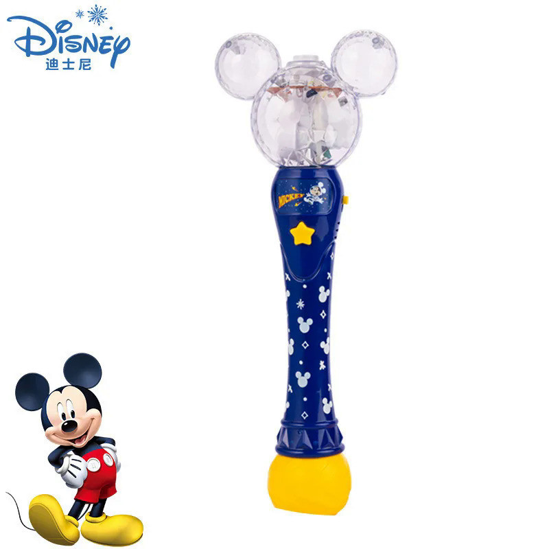Disney Cartoon Mickey Magic Wand Glowing Music Bubble Machine Summer ...